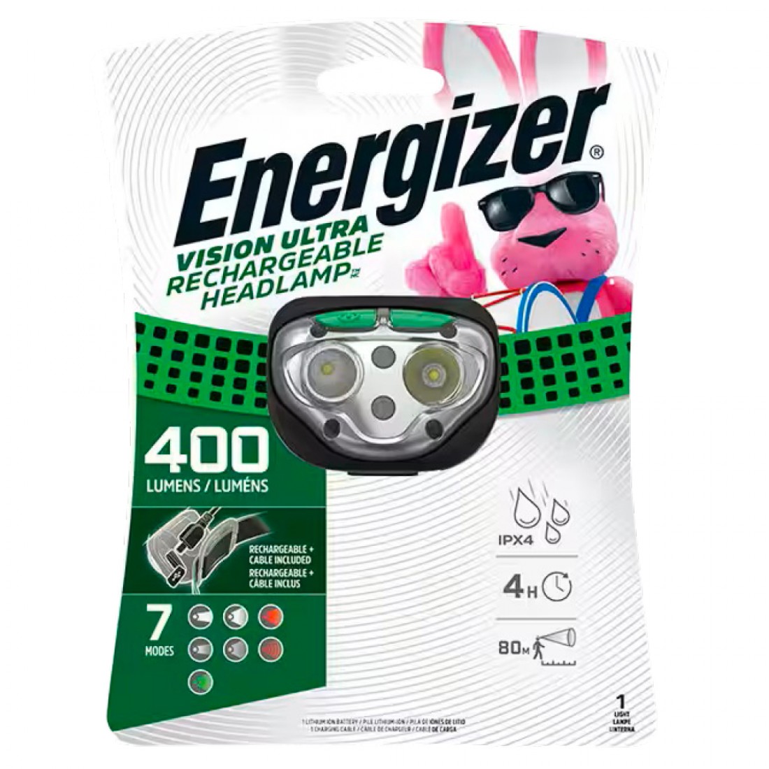 Energizer® Vision Ultra Rechargeable Headlight